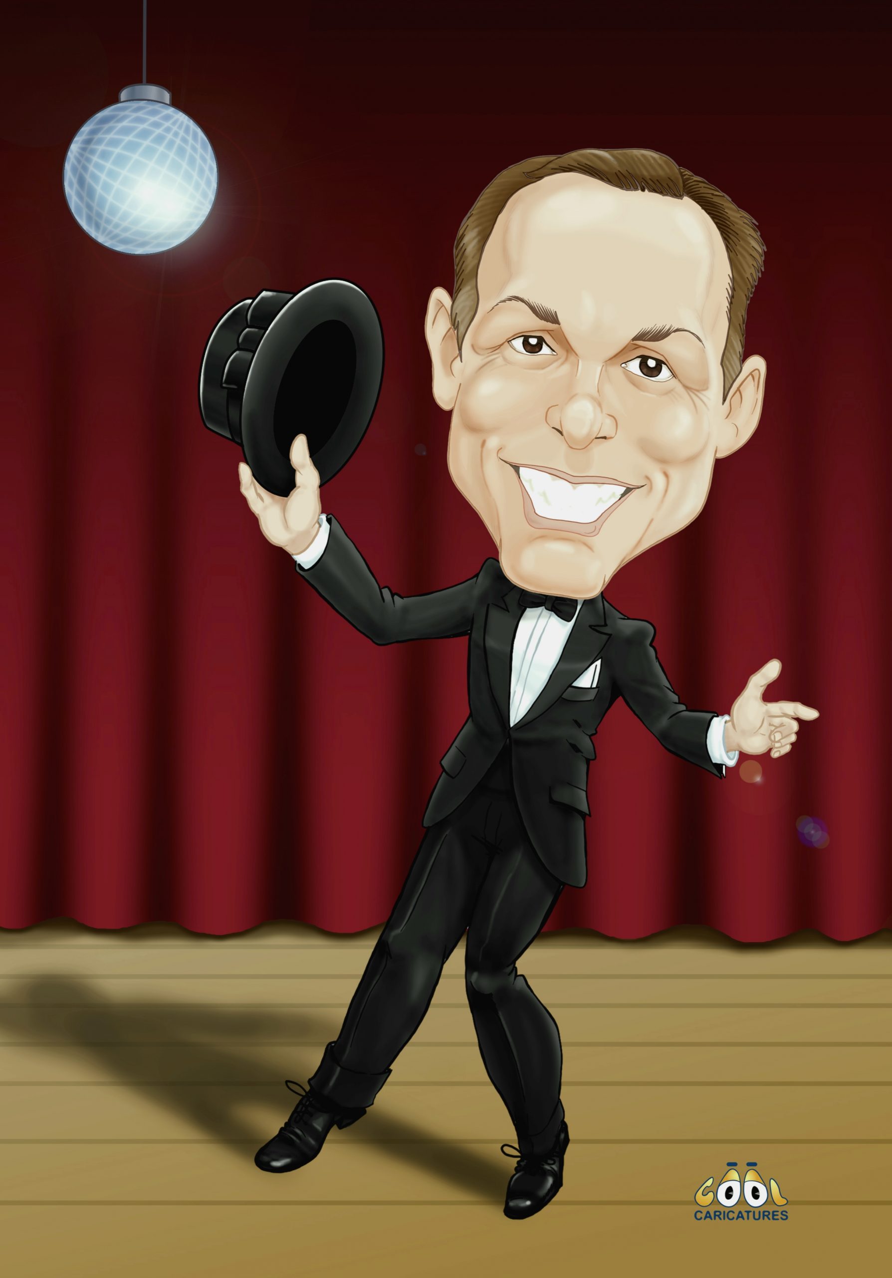 Full Body Colour Digital Caricatures - Cool-Caricatures